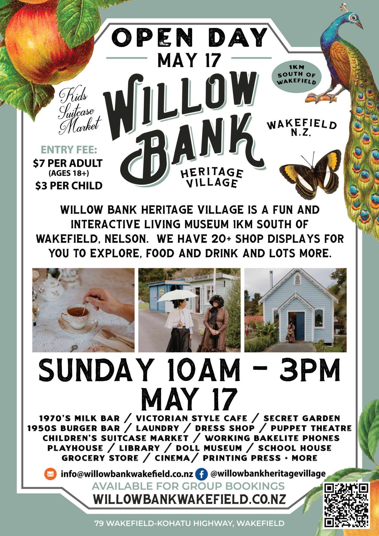 17th May 2026, Willow Bank Open Day - Willow Bank Heritage Village