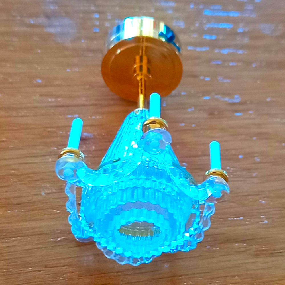 Dollhouse Chandelier Scale 1:12 with Battery CR1632 (TY-030) - Willow ...