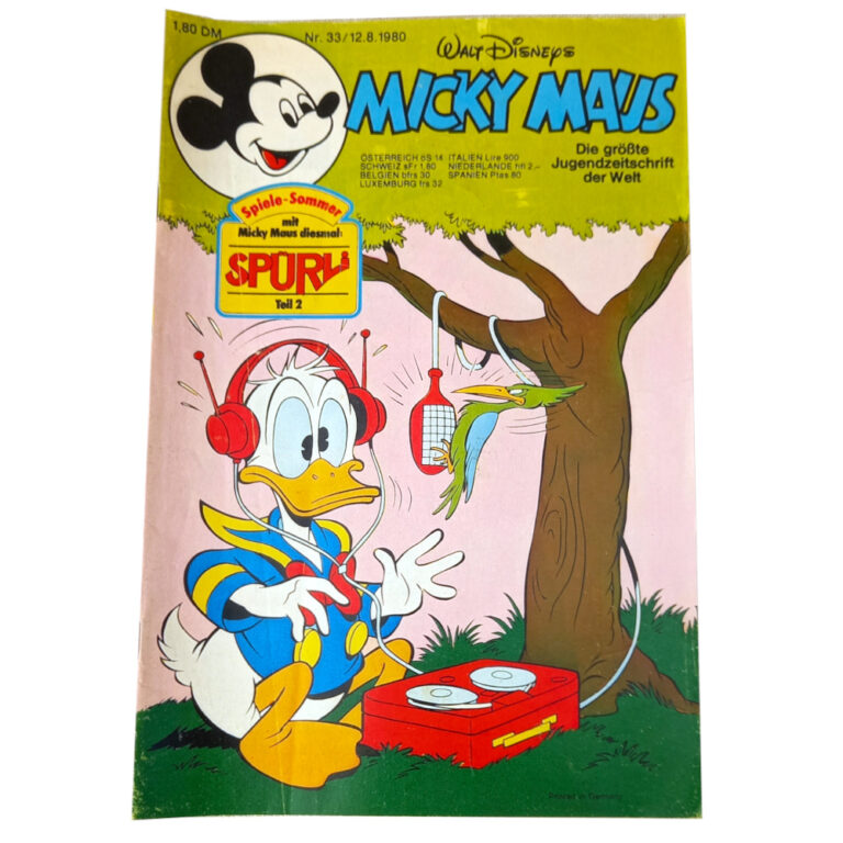 1980 Micky Maus (Mickey Mouse) No 33 by Walt Disney (BKCO-002) - Willow ...