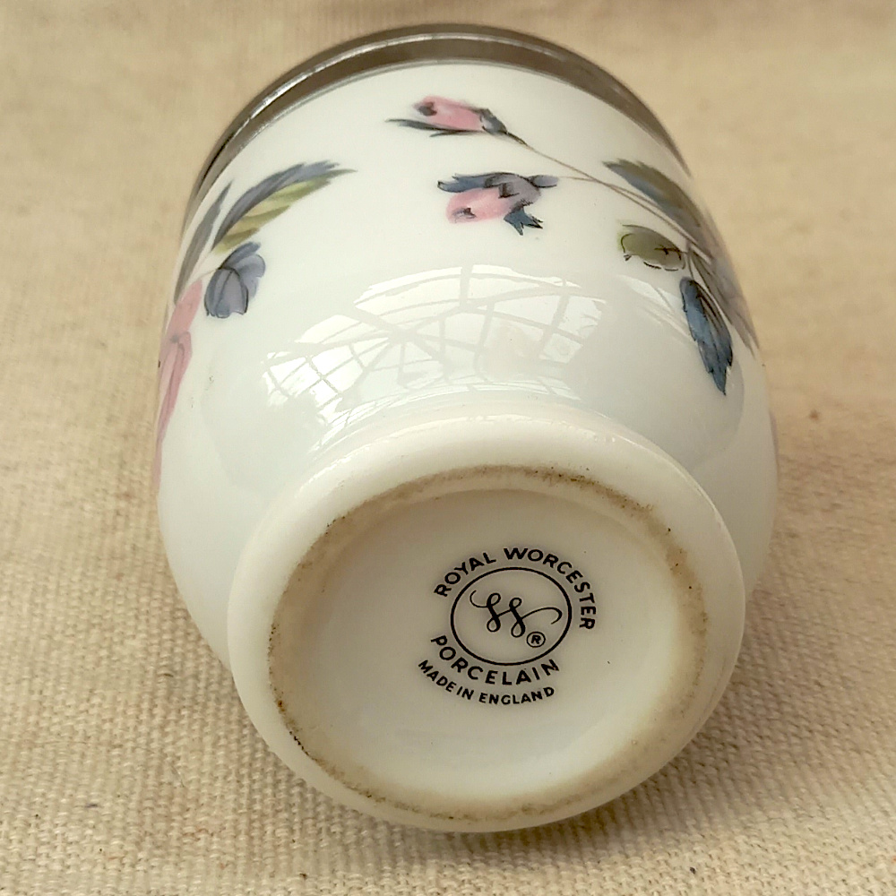 Royal Worcester Vintage Single Egg Coddler (KIT-025) - Willow Bank ...