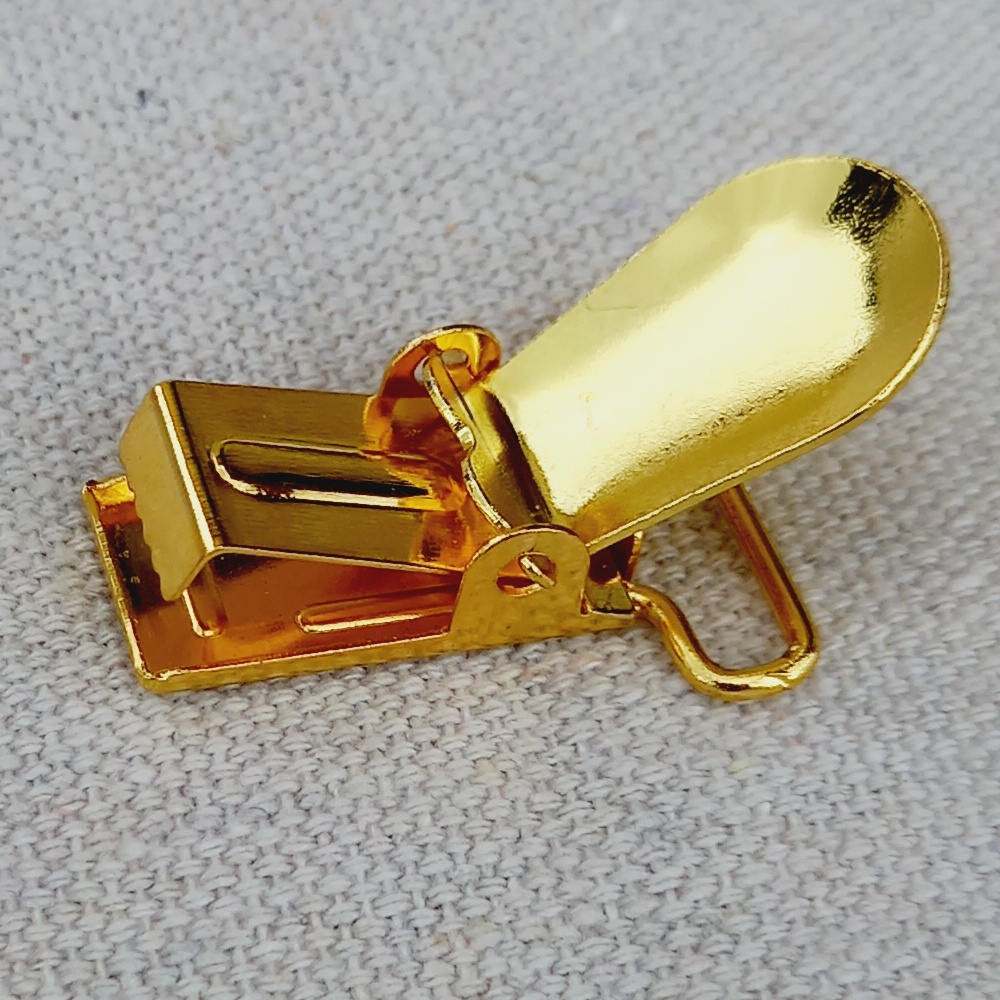 Suspender Clips, Jaw Clips, Brace Clips Gold-Tone x25 (MIS-031 ...