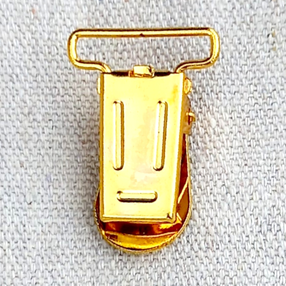 Suspender Clips, Jaw Clips, Brace Clips Gold-Tone x25 (MIS-031 ...